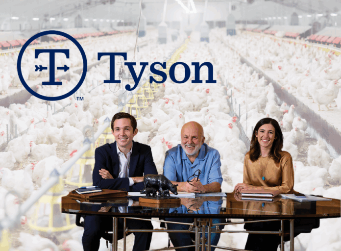 Tyson Foods announces the addition of Olivia Tyson and John R. Tyson to ...